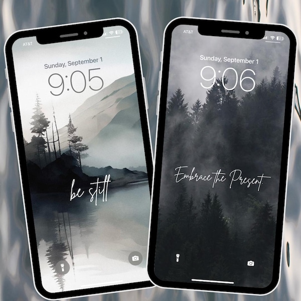 Wizard House Wallpaper Magical Blue Raven Magic Set of 4 iPhone ...