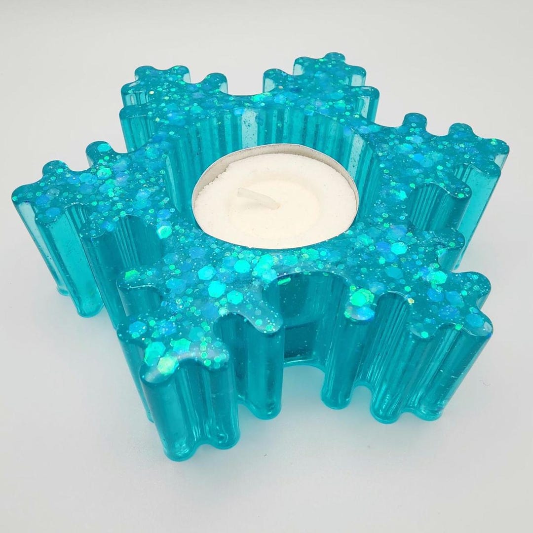 Snowflake Tea Light Decorations - Etsy
