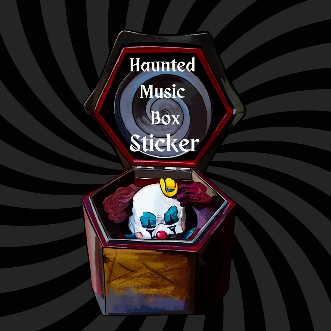Haunted Music Box Sticker (the Conjuring) - Etsy