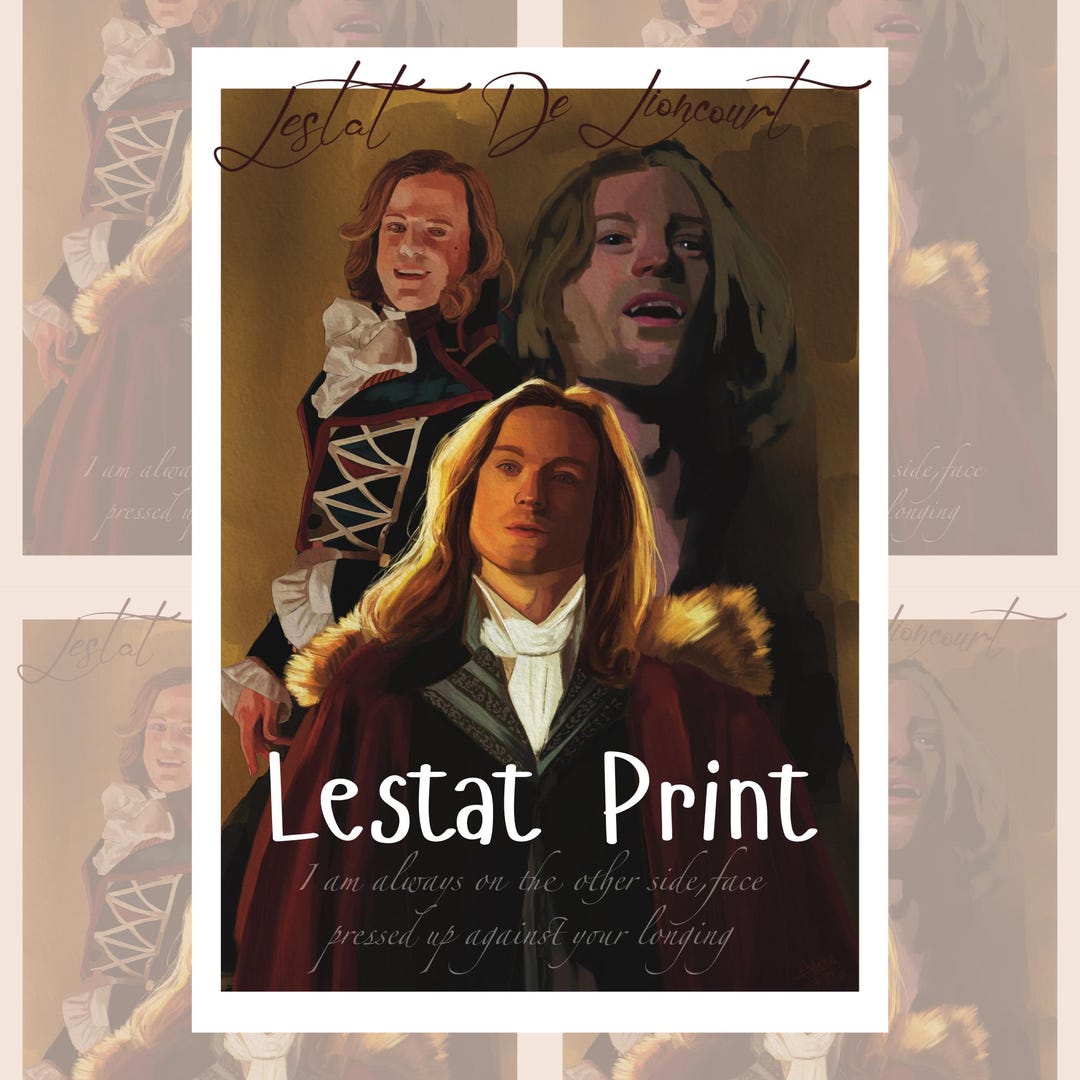 Lestat Art Print (interview With the Vampire) - Etsy