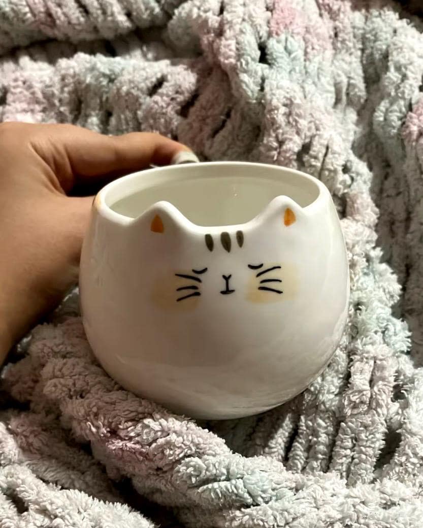 Cat-shaped Mug Cute Coffee & Tea Cup for Cat Lovers Adorable Animal ...