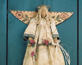 Primitive Angel Doll | Etsy