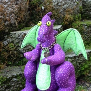 Drago - Cloth Doll E-pattern Cute Little Dragon Doll Sewing Pattern - Etsy