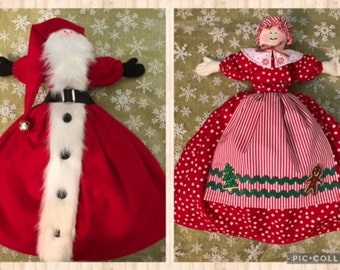 Mrs Claus Doll Pattern - Etsy