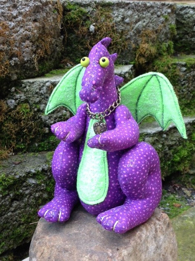 Drago Cloth Doll E-Pattern Cute little Dragon Doll sewing | Etsy