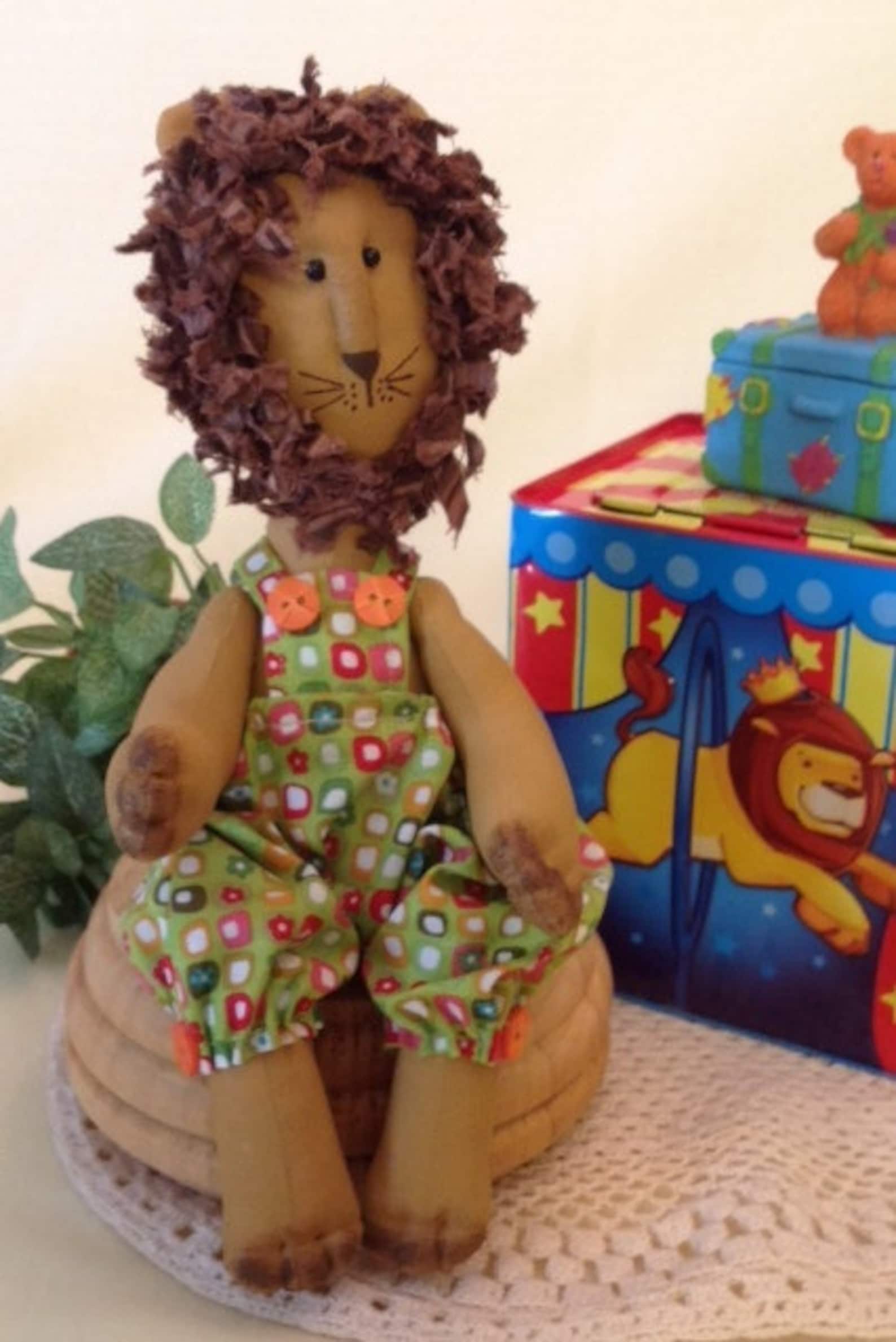 Baby Lion - Cloth Doll E-pattern Baby Boy Lion Sewing Pattern - Etsy