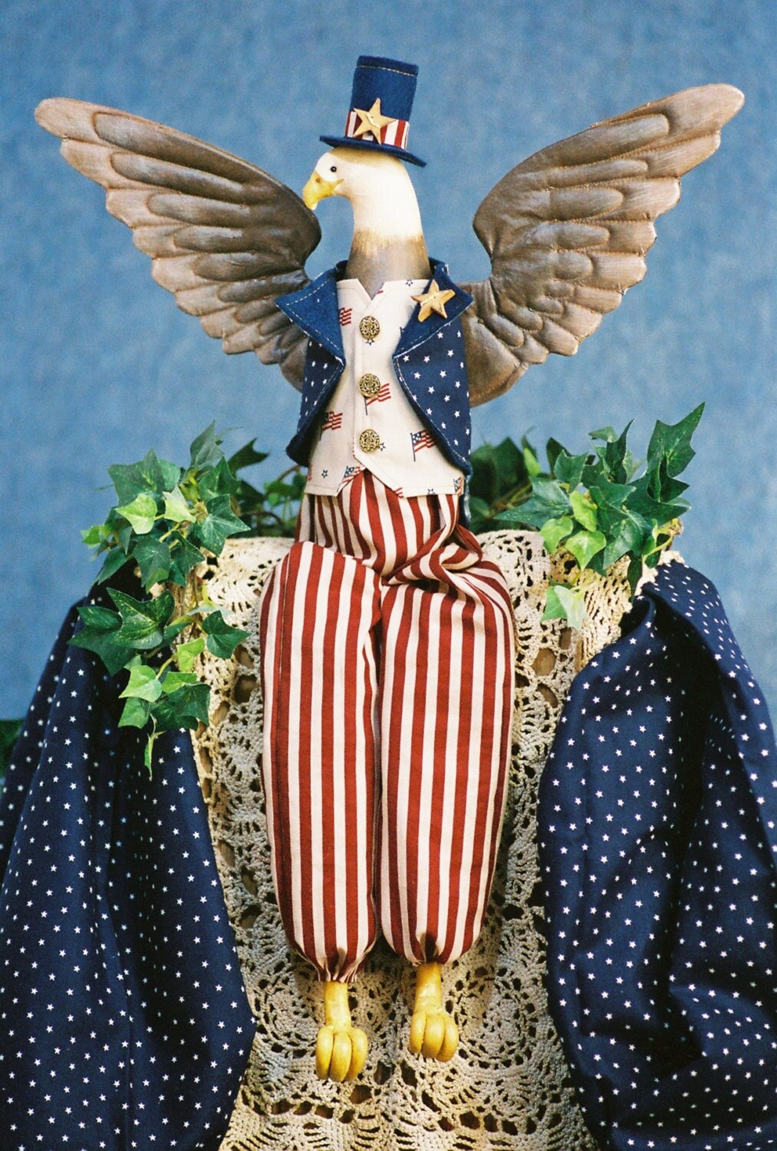 Uncle Sam - Cloth Doll E-pattern -22in American Eagle - Etsy