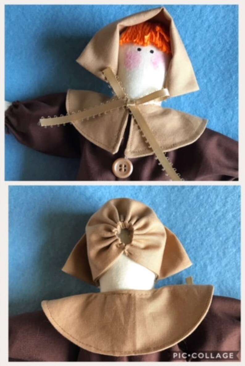 E-pattern Pilgrim & Indian Topsy Turvy Thanksgiving Cloth Doll - Etsy