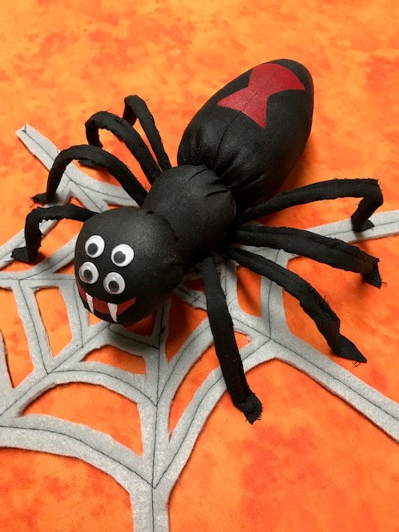 Halloween Spider & Web Cloth Doll E-pattern Home Decor, or Wreath - Etsy