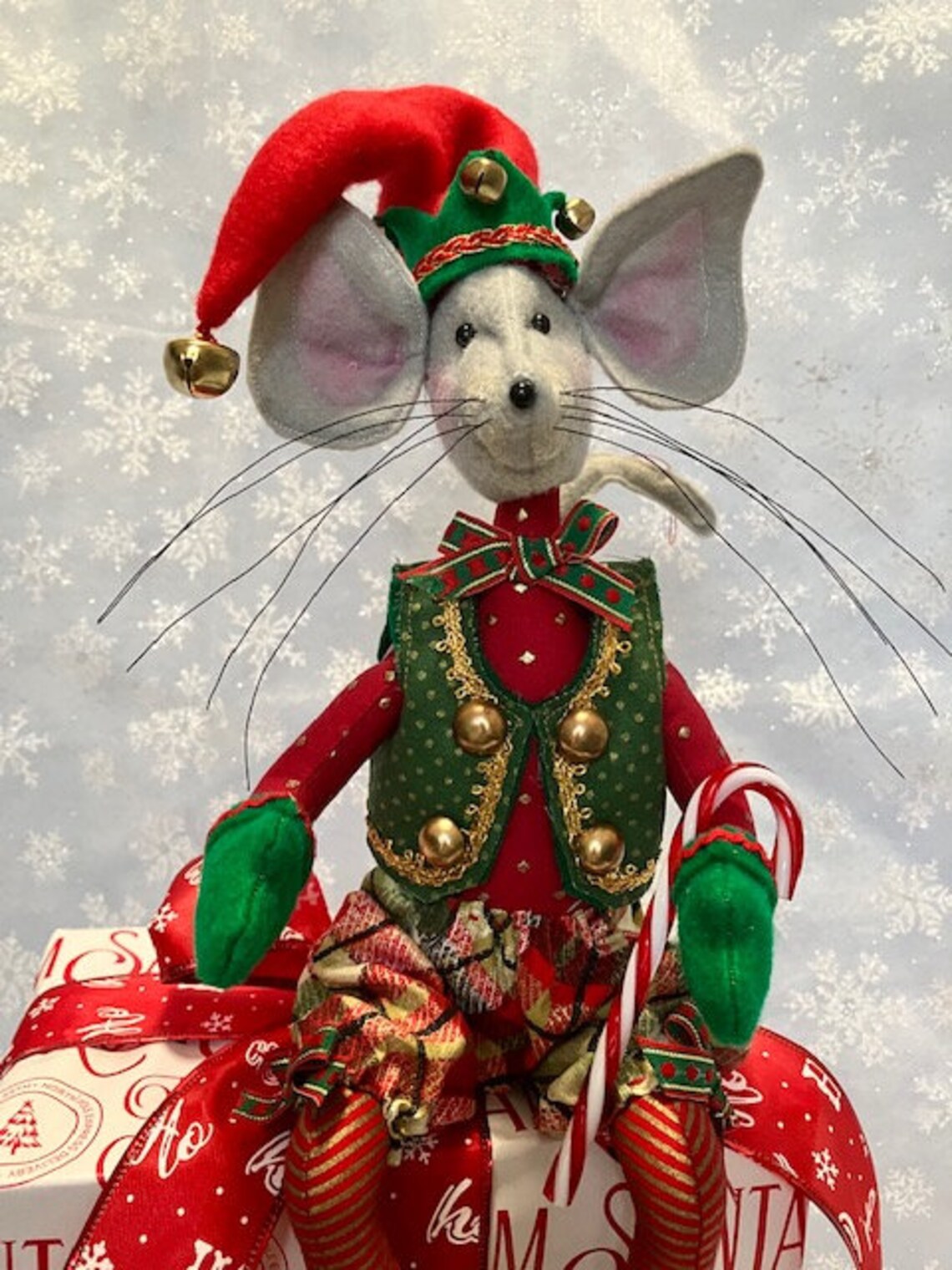 Fredo the Elf Mouse Christmas Holiday Digital Epattern Doll - Etsy