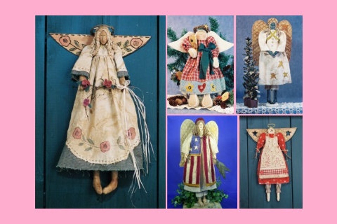 Angel Collection of PDF Cloth Doll Sewing Epatterns - Etsy
