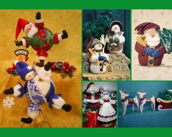 Santa Collection Cloth Doll E-pattern Special Santa | Etsy