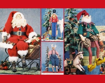 Cloth Doll E-pattern Special Little Christmas Collection | Etsy