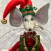 Fredo the Elf Mouse Christmas Holiday Digital Epattern Doll - Etsy