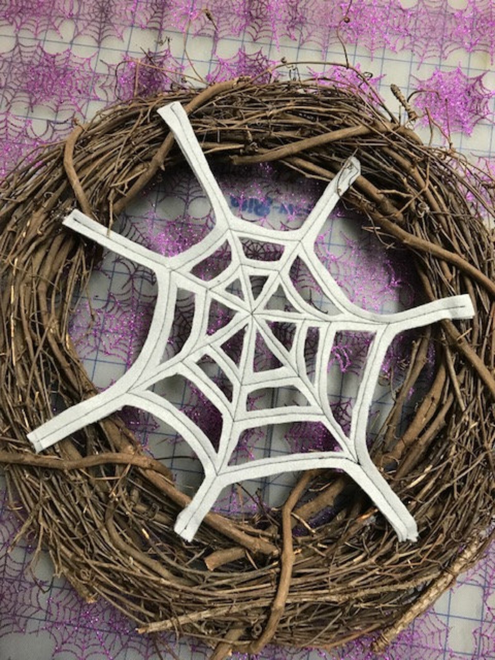 Mailed Cloth Doll Pattern Halloween Spider & Web Home Decor or | Etsy