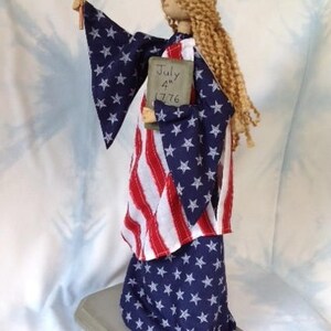 Miss Liberty - Cloth Doll E-pattern America's Lady Statue of Liberty 4 ...