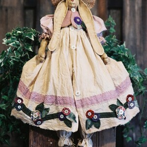 Mailed Cloth Doll Patterns Special Collection of Country Bunny - Etsy