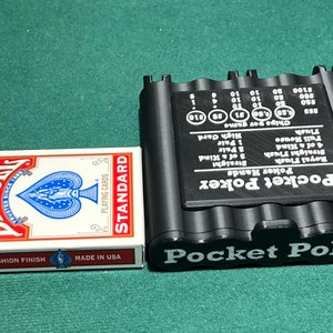 Pocket Poker Set: Travel Poker With Chips & Case - Etsy