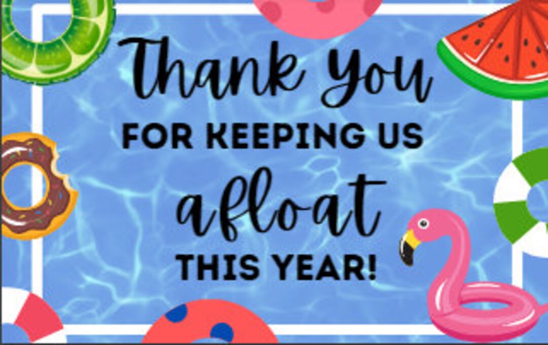 Thank You Keeping Us Afloat - Etsy