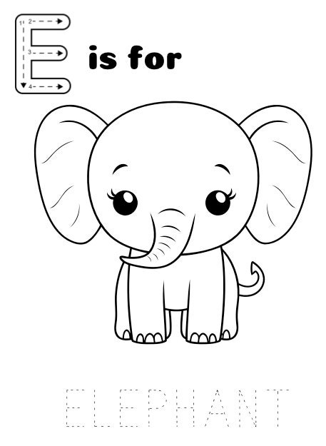Alphabet Animals Coloring Pages for Kids Digital PDF Only - Etsy