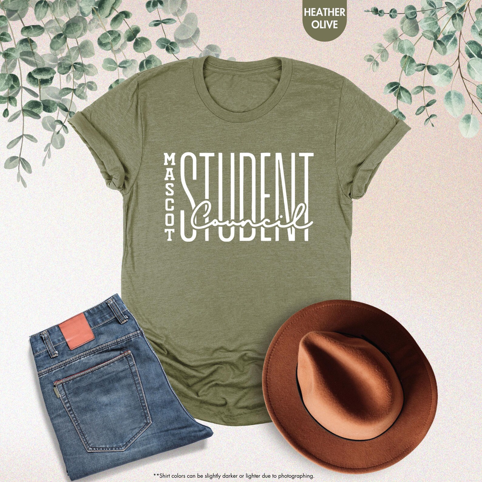 Personalized Student Council Shirt, School Council Shirt, Custom Team ...