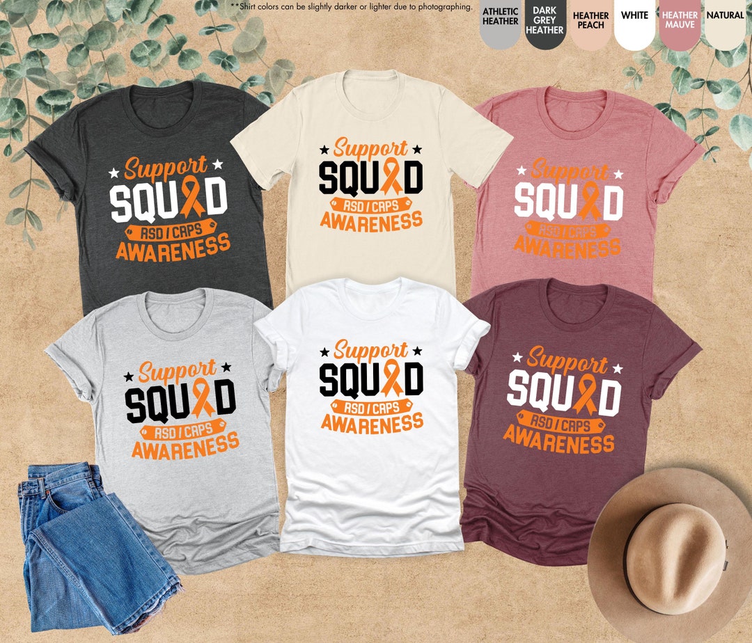 CRPS Support Squad Shirt, CRPS Awareness Shirt, Complex Regional Pain ...