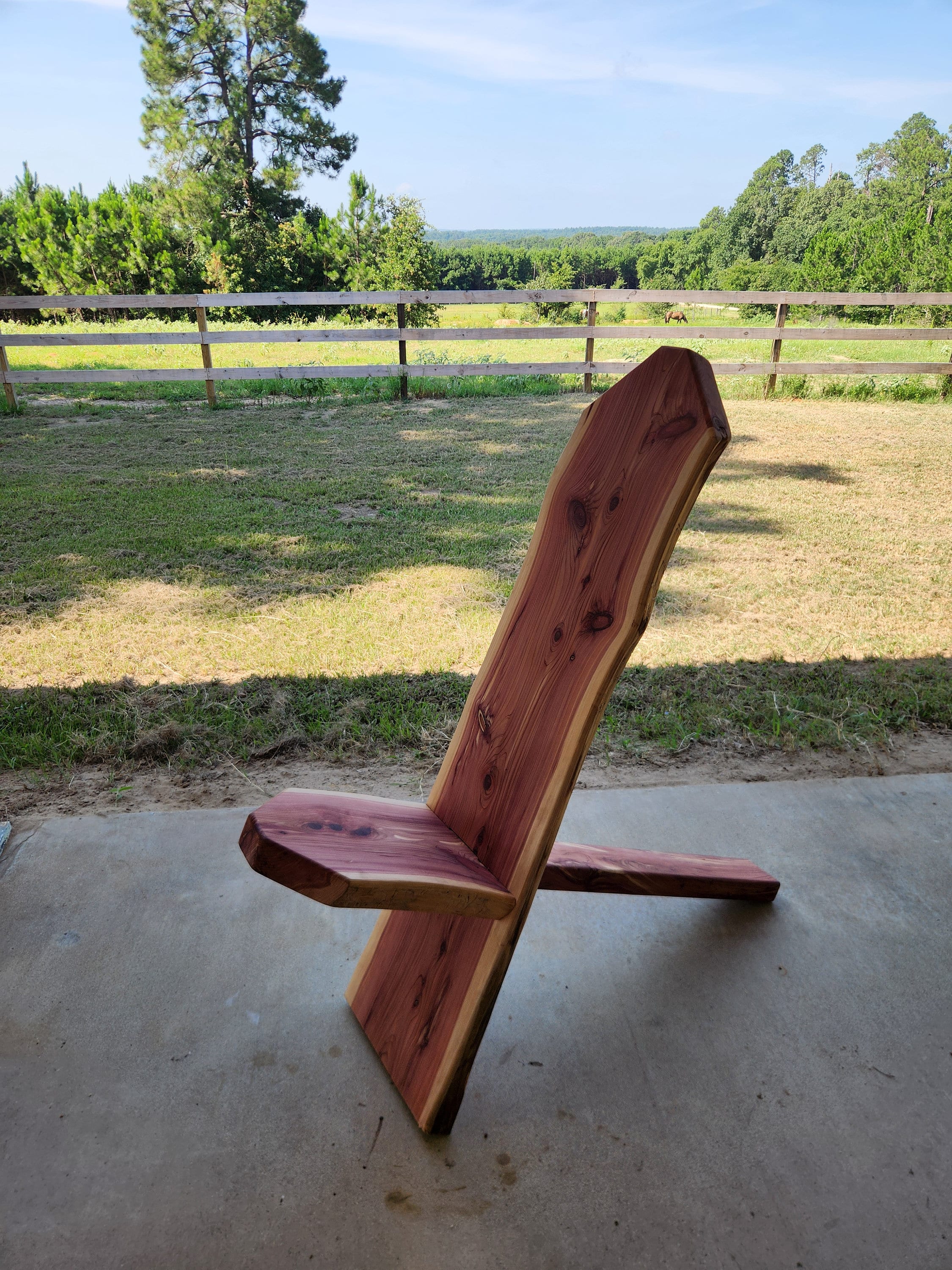 Eastern Red Cedar Viking Chair - Etsy