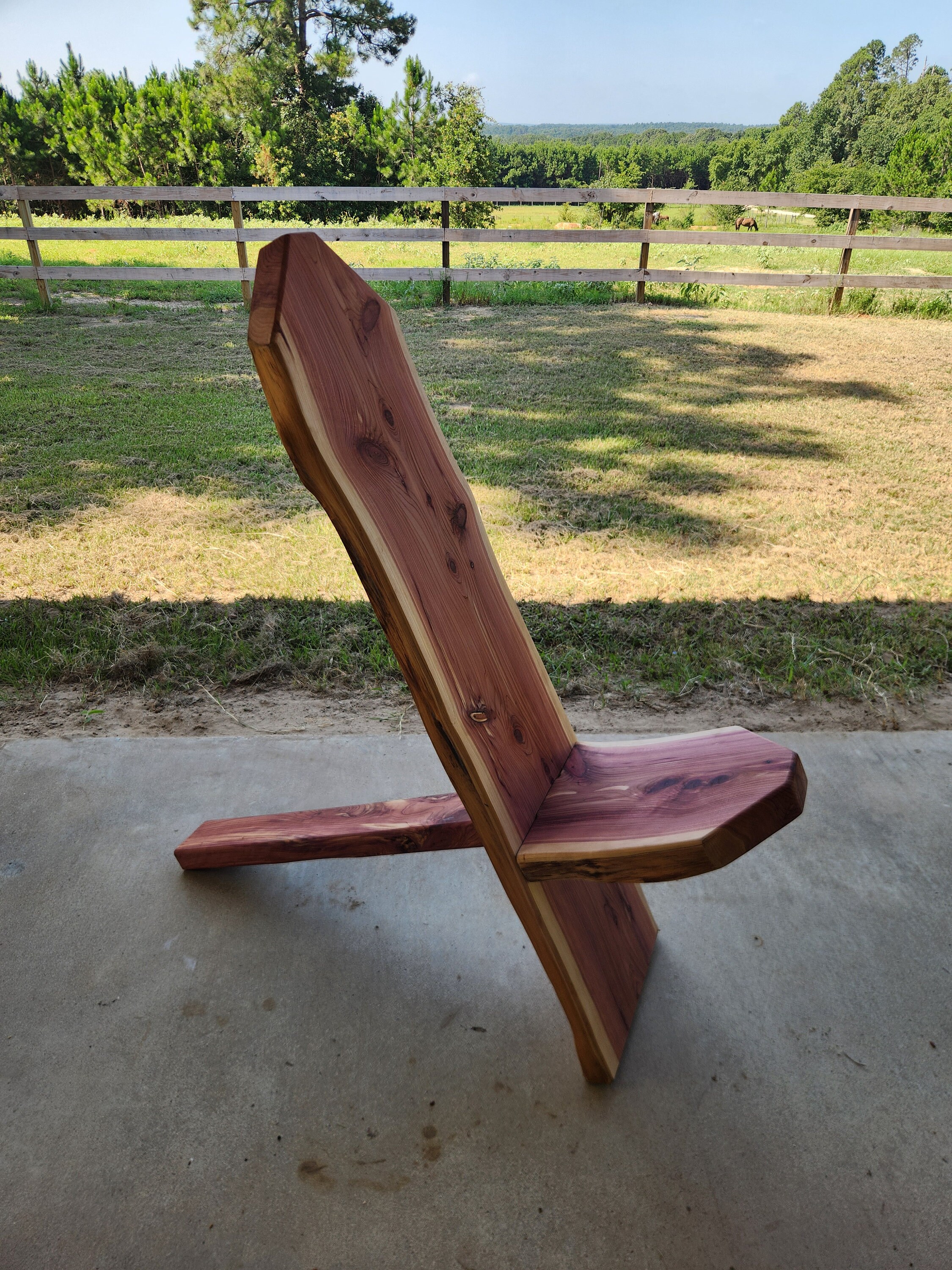 Eastern Red Cedar Viking Chair - Etsy