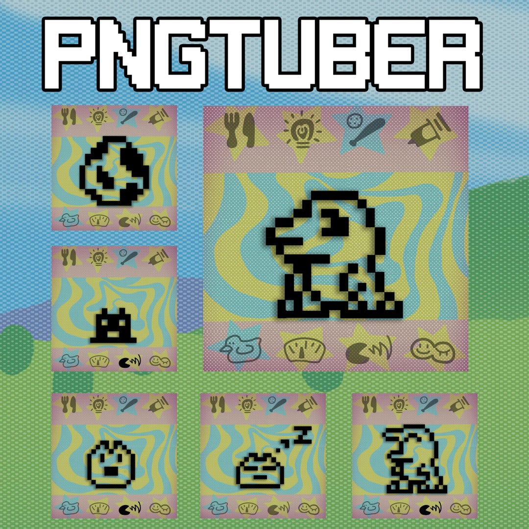 Digimon Pngtuber Avatar | Pixel Art Vtuber Model (digital Download) - Etsy