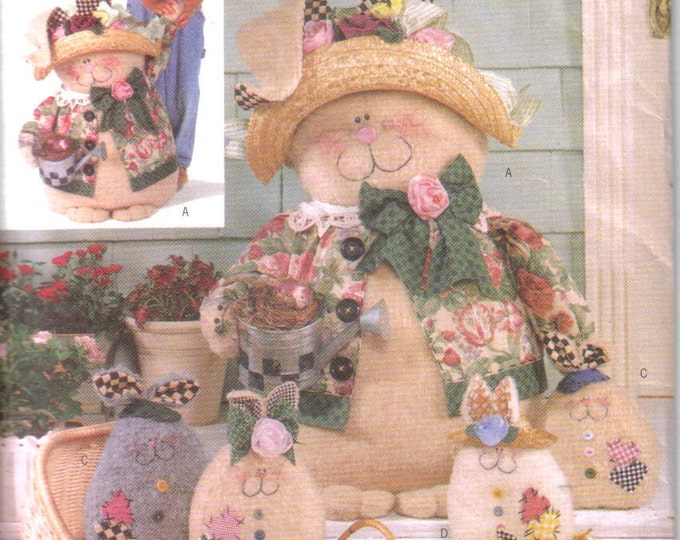 Butterick 5970 Luv N Stuff Bunny Craft Sewing Pattern - Etsy