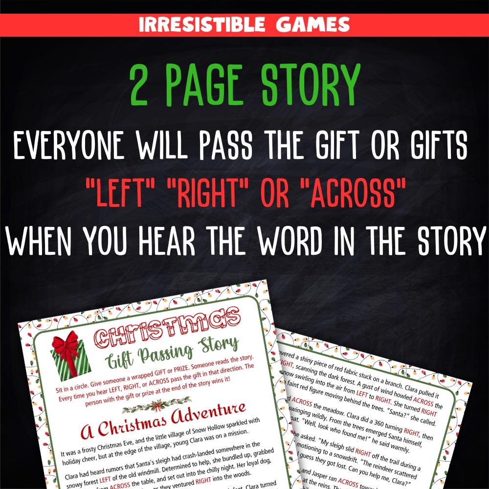 Christmas Pass the Present | Christmas Left Right Game | Holiday Gift ...