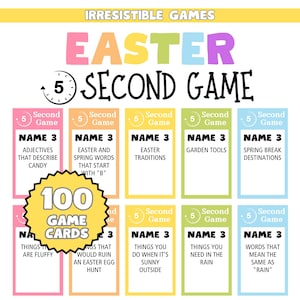 Easter 5 Second Game | Easter Activity for Kids and Adults | Family ...