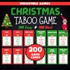 Christmas Taboo Game, Christmas Party Game, Christmas Forbidden Word ...