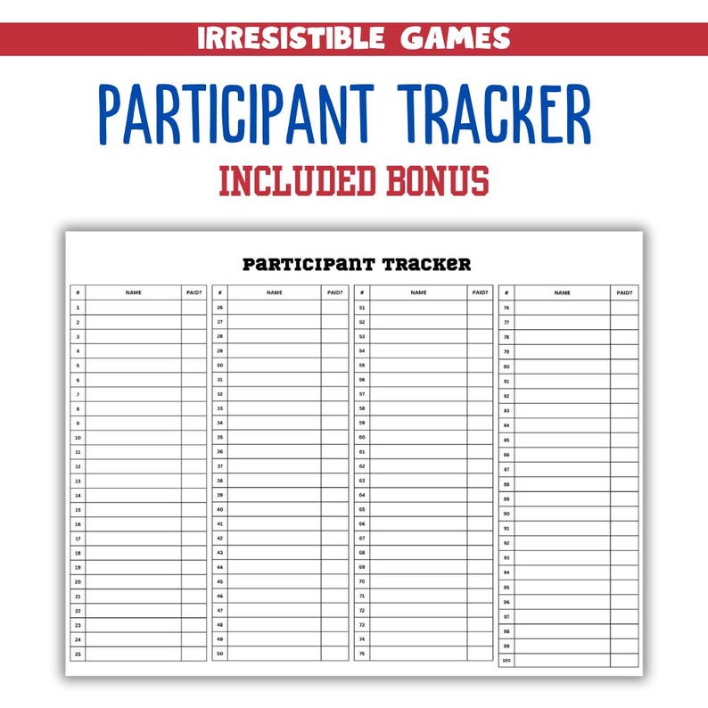 Football Squares Editable Template, 100 Super Big Game Squares ...