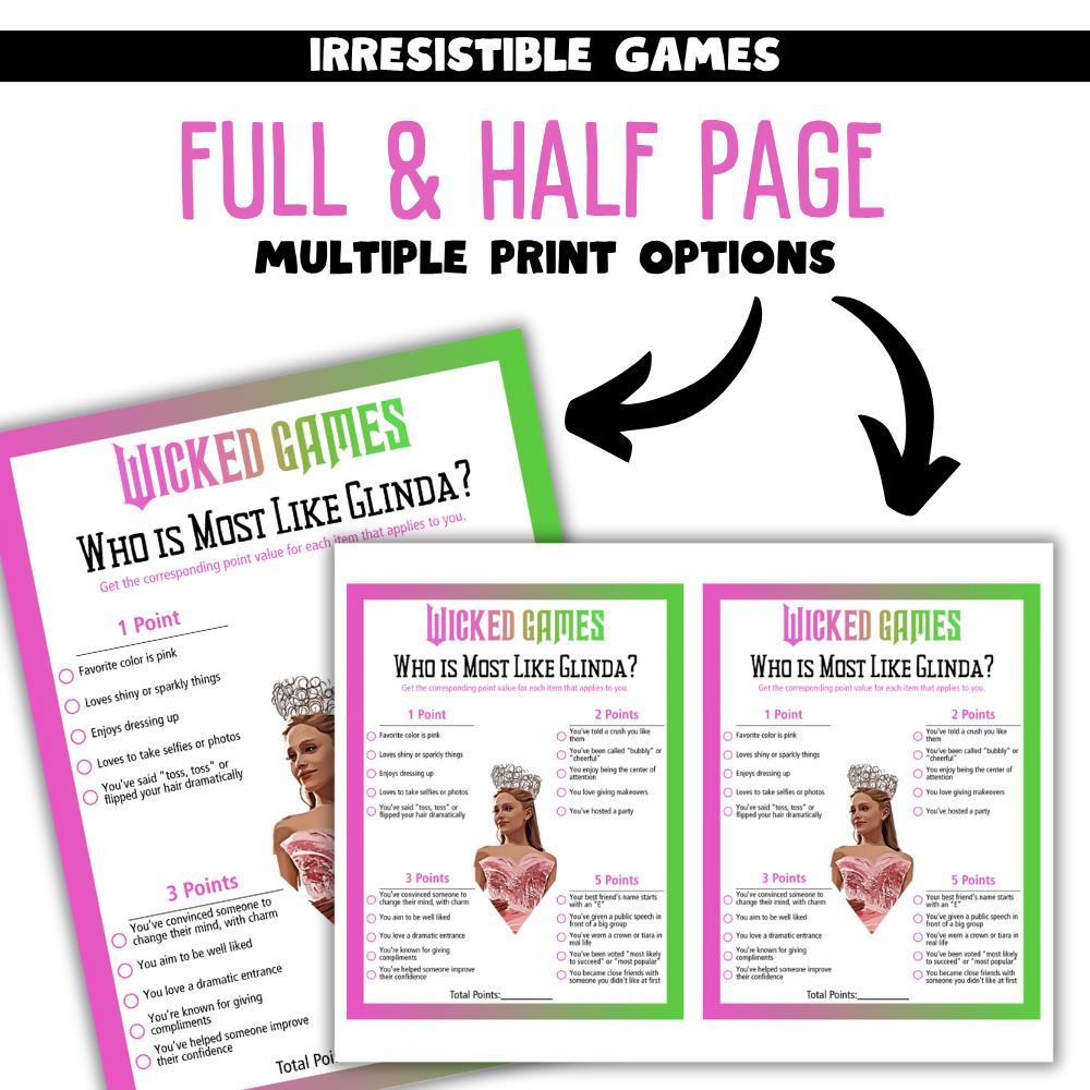 Wicked Games Bundle | 20 Unique Wicked Themed Party Games for Kids and ...