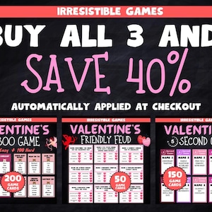 Valentine's Friendly Feud Game | Galentine's Friends Feud | Holiday ...