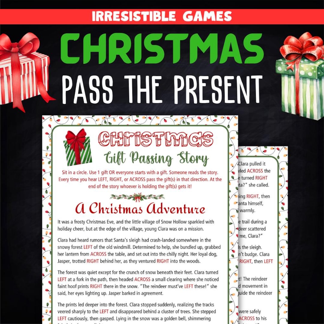 Christmas Pass the Present | Christmas Left Right Game | Holiday Gift ...