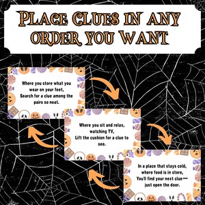 Indoor Halloween Kids Scavenger Hunt. 12 Clues Included With This ...
