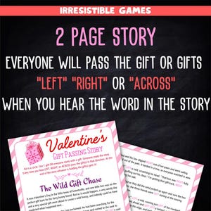 Valentine's Pass the Present | Galentine's Left Right Game | Valentines ...