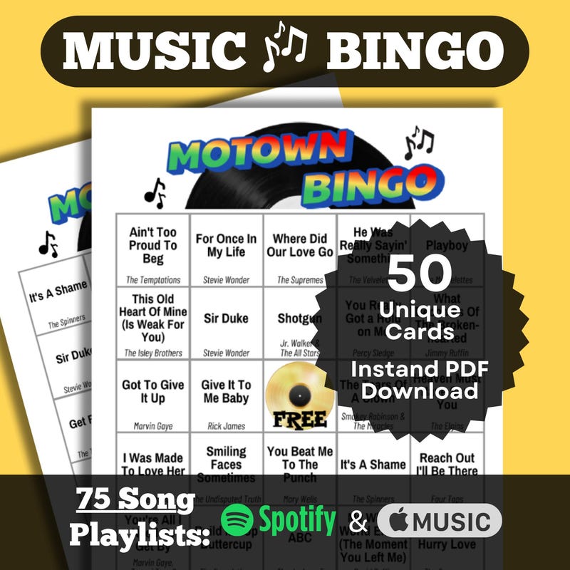 Motown Party Svg - Etsy