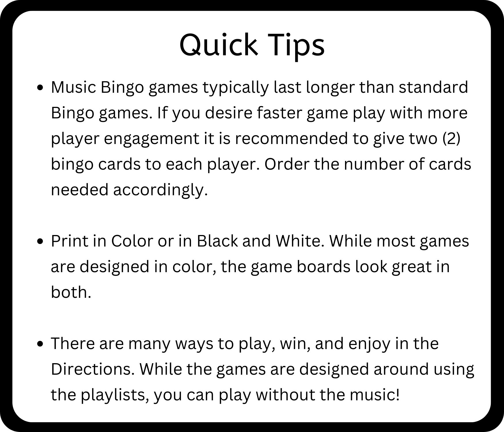 Music Bingo: Totally 80s Bingo. 50 Card Set. Instant PDF Download ...
