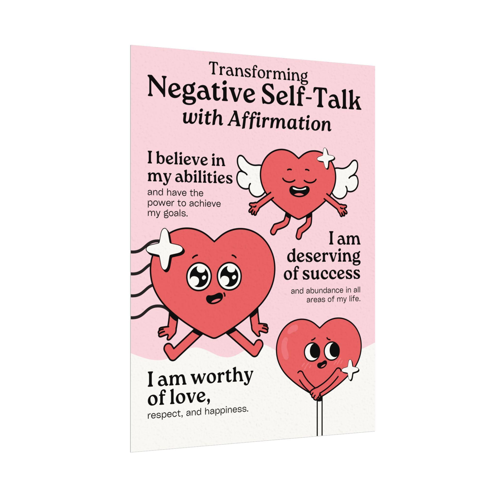 Emotional Education Series Poster Transform Negative Self-talk 2 of 2 ...