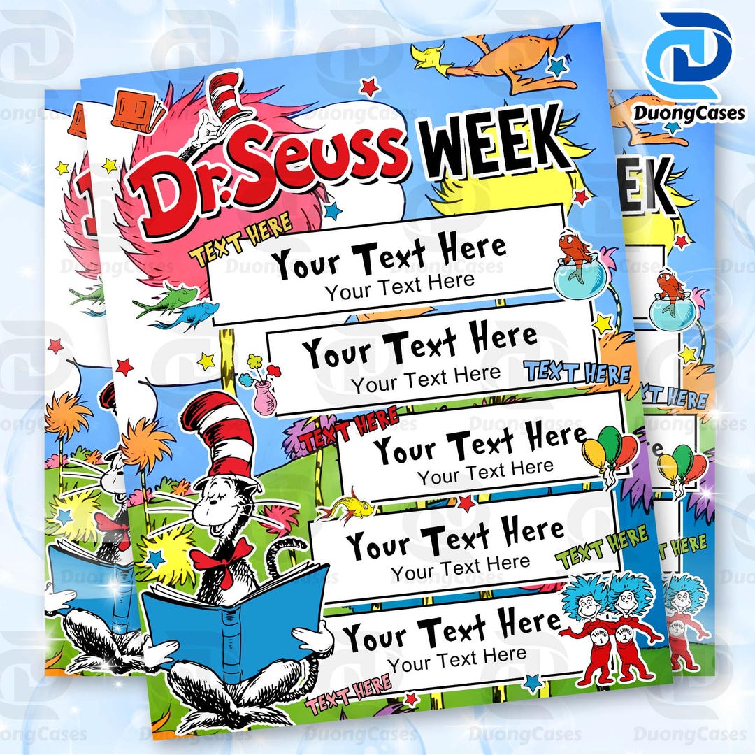 Buy Read Across America Week 2025, Elementary Kids, Printable Editable ...