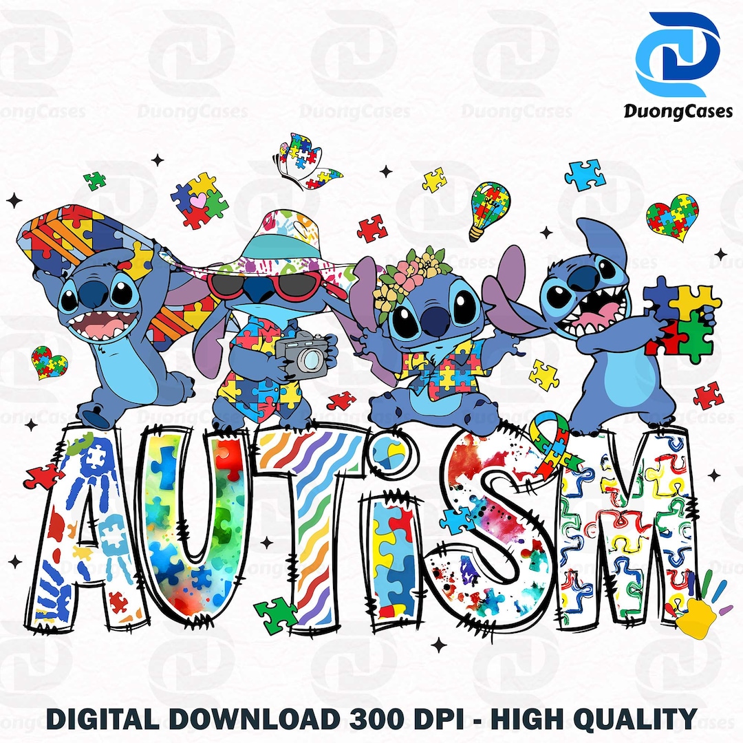 Autism Character Cartoon Blue Alien Png, Autism Awareness Png ...