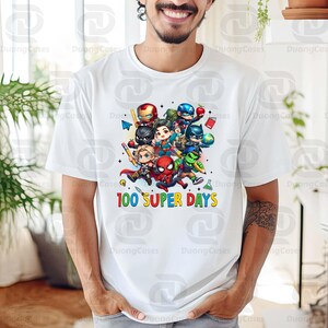 100 Days of School Superhero Png, Cartoon Movie 100 Days Png, 100 Super ...