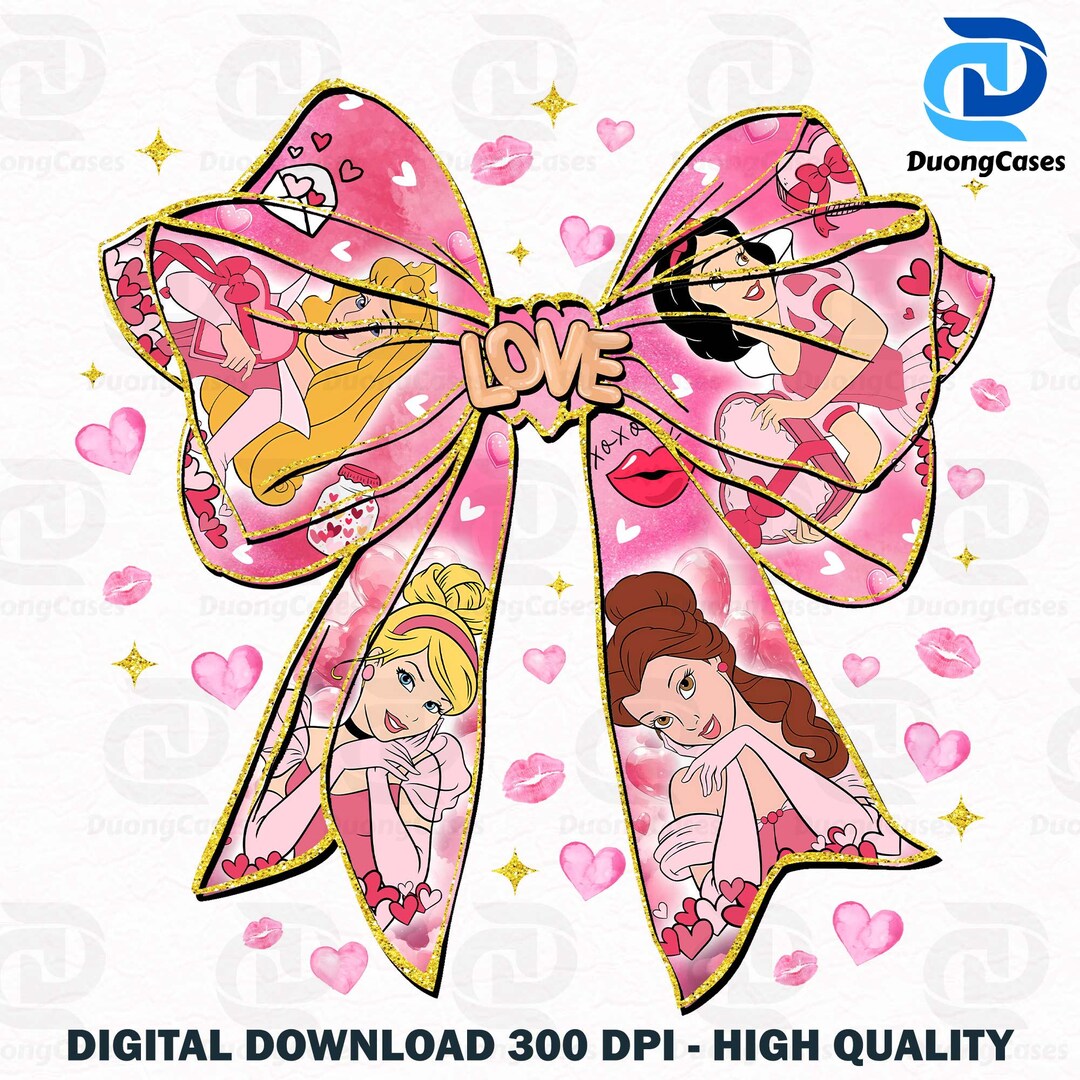 Coquette Princess Valentine Png, Pink Heart Valentine Png, Movie ...
