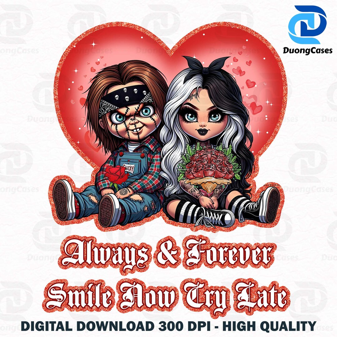 Horror Couple Chicano Png, Spanish Always and Forever Couple Png, Old ...