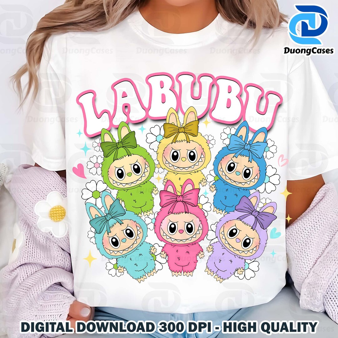 Monster Doll Png, Easter Coquette Bow Cute Doll for Kids Girls Png ...
