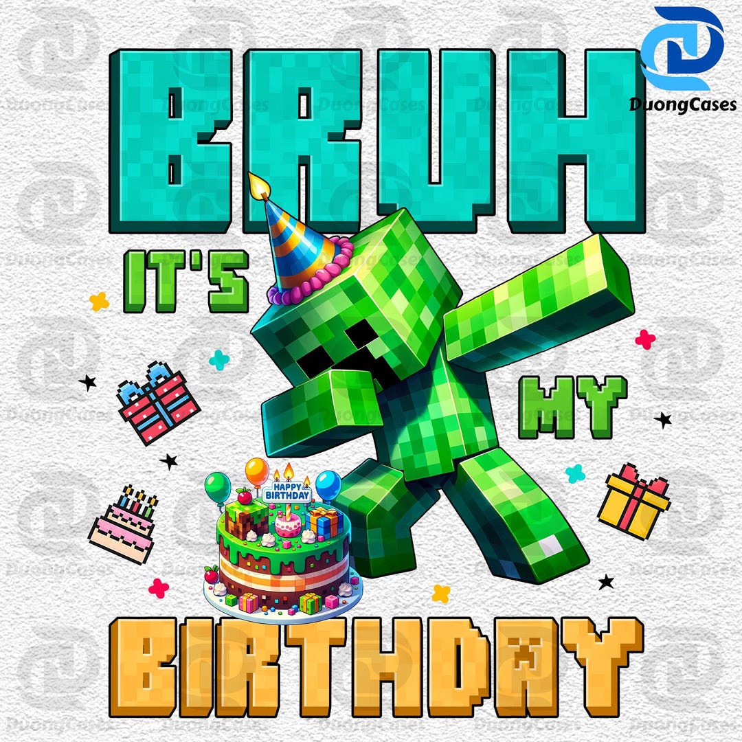 Bruh It's My Birthday Png, Dabbing Game Character Png, Boy Birthday Png ...