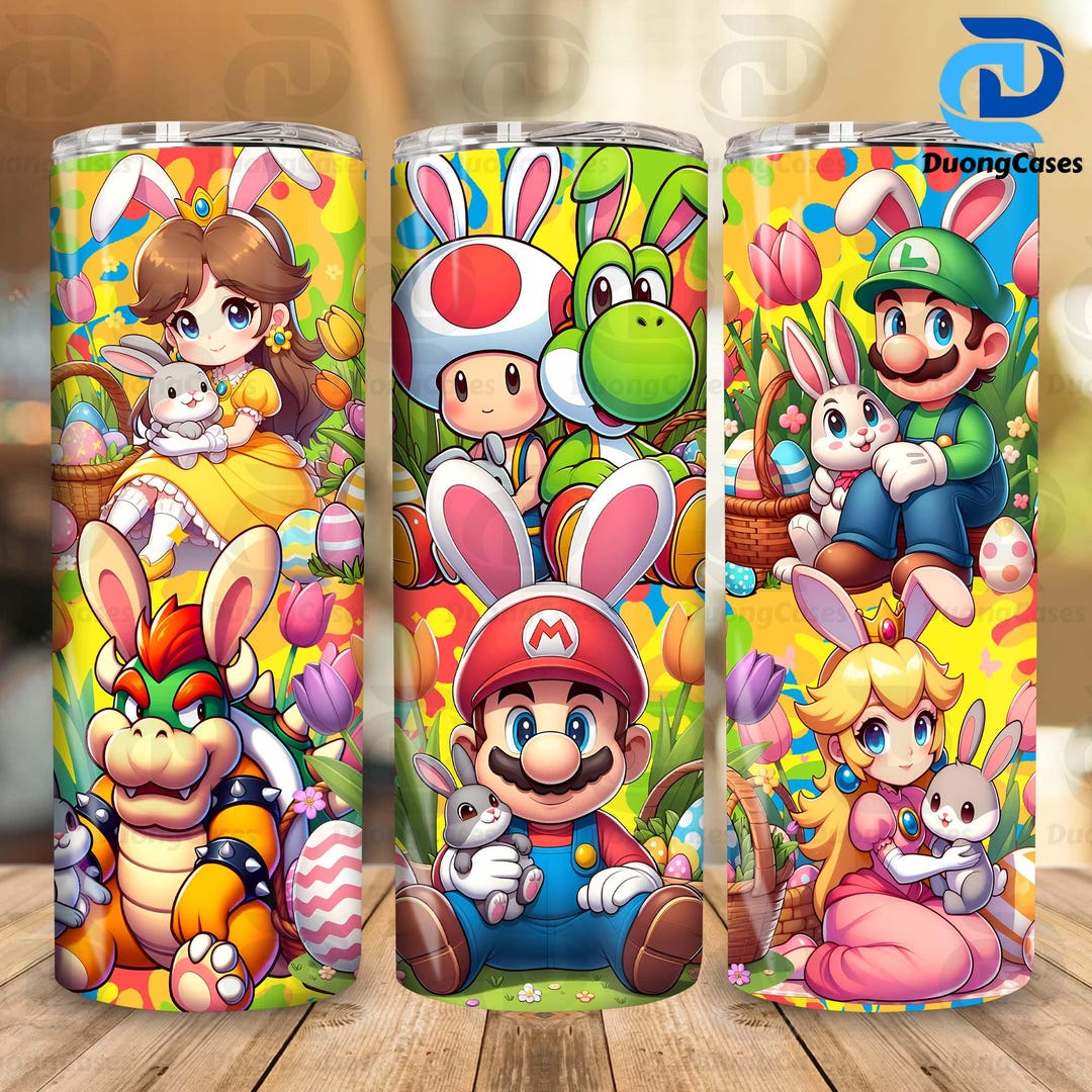 Cartoon Movie Chilling With My Peeps Tumbler Wrap, Funny Easter Bunny ...